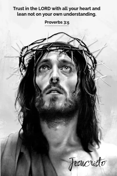 Jesus Portrait Template | PosterMyWall