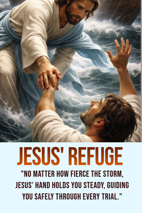 Modèle Jesus refuge | PosterMyWall