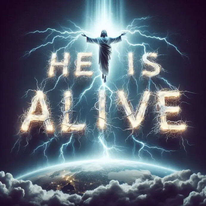 Jesus resurrection Template | PosterMyWall