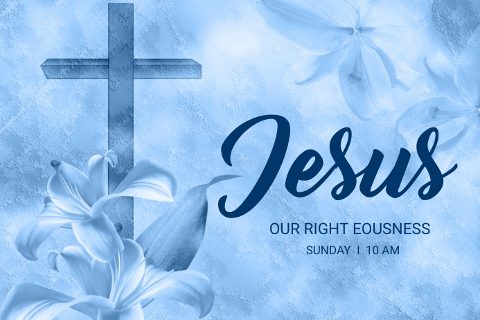 Jesus sermon series Template | PosterMyWall