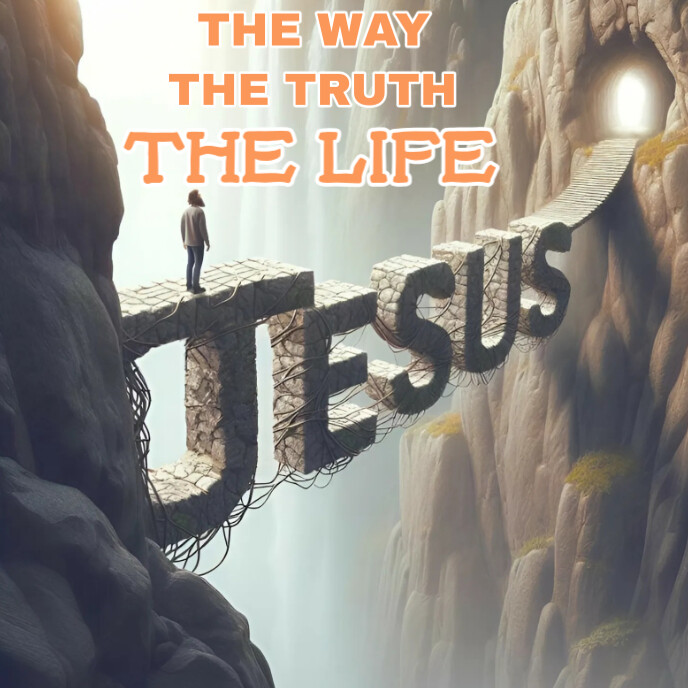 Copy of Jesus the way, the truth and the life design | PosterMyWall