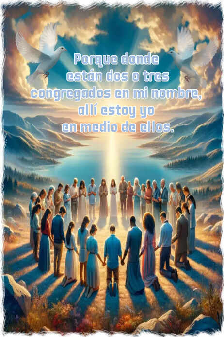 Jesús esta contigo Template | PosterMyWall