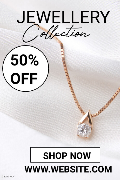 Jewellery Collection Poster Template | PosterMyWall