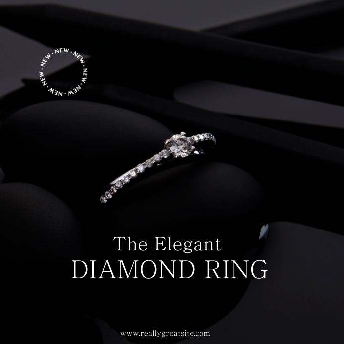 Jewellery diamond ring Template | PosterMyWall