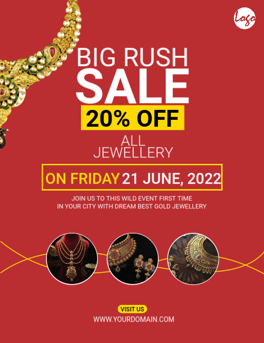 Jewellery Flyer Template | PosterMyWall