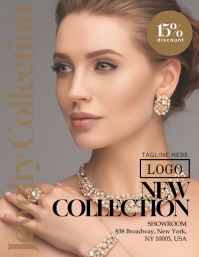 Jewelry Collection Promotion Flyer Template | PosterMyWall