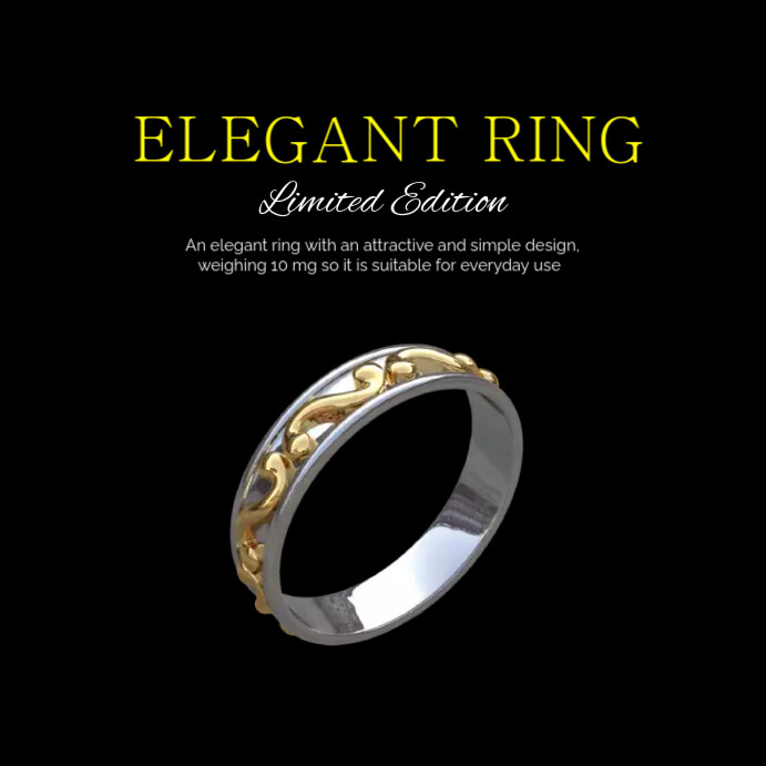 Copy of JEWELLERY DIAMOND RING BEAUTY TEMPLATE | PosterMyWall