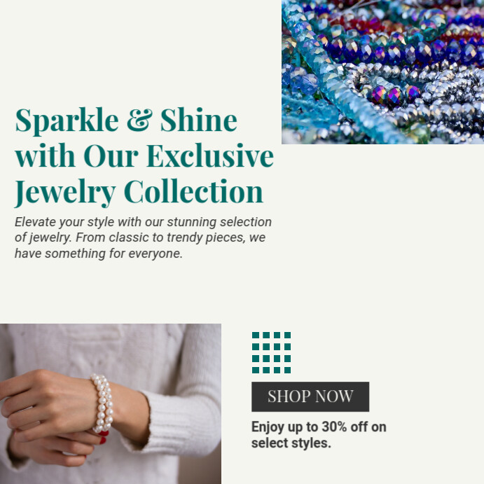 Jewelry Promotion Ad | PosterMyWall