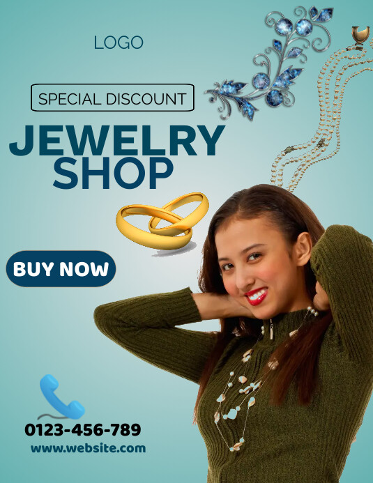 Jewelry shop flyer template | PosterMyWall