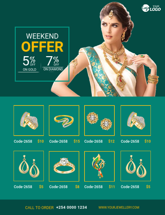 Jewelry Shop Flyer Template | PosterMyWall