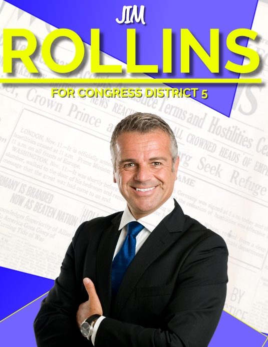 Copy of Jim Rollins for Congress | PosterMyWall