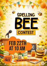 Spelling Bee Contest Template | PosterMyWall