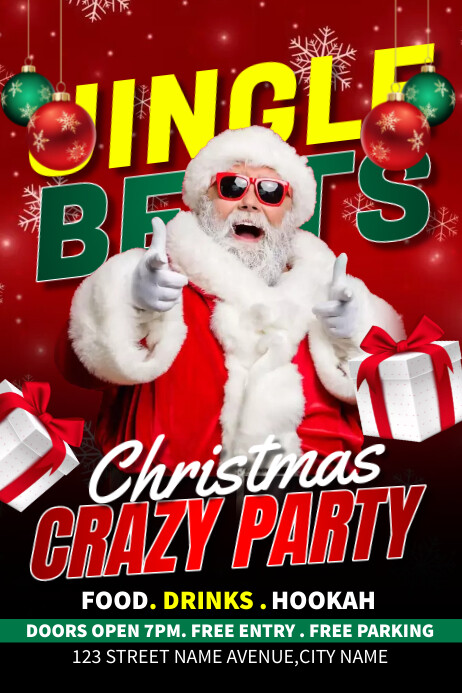 Jingle Beats Christmas Template | PosterMyWall