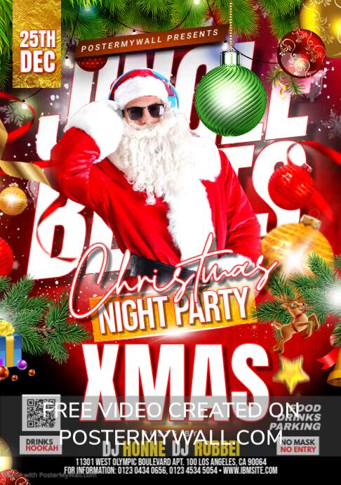 JINGLE BEATS XMAS Template | PosterMyWall