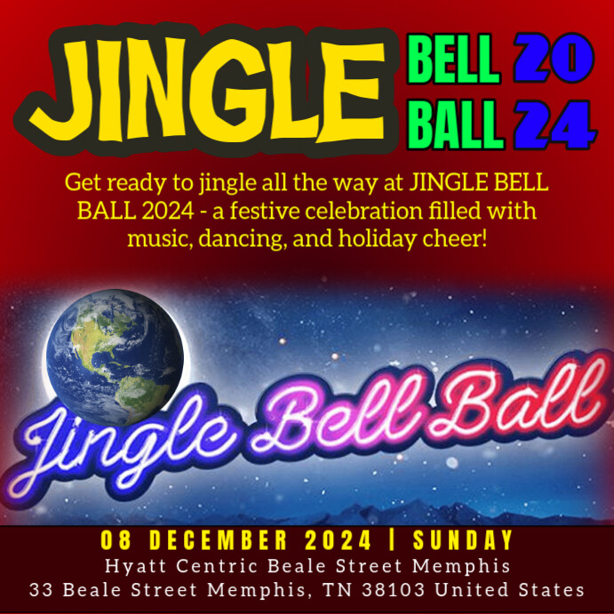 Plantilla de Jingle Bell Ball 2024 Instagram Post | PosterMyWall
