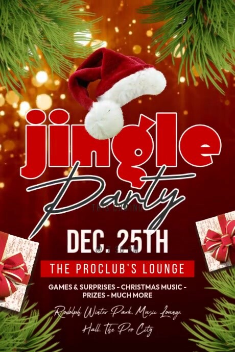 Copy of Jingle Night Party | PosterMyWall