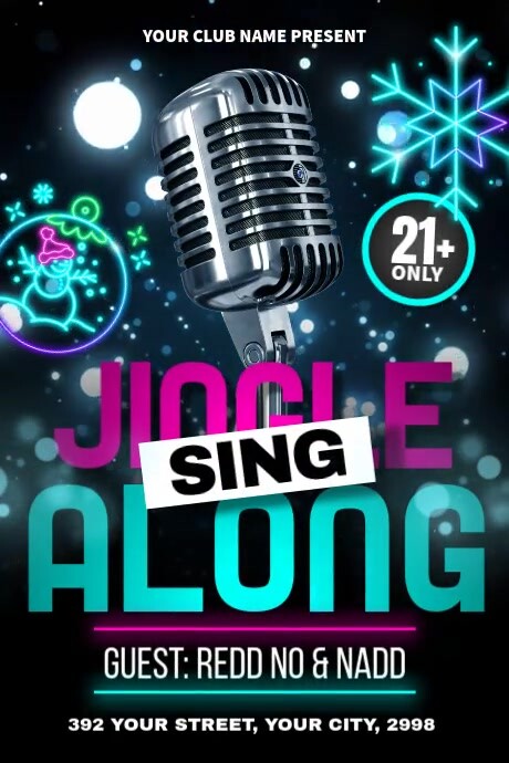 Jingle Sing Along Template | PosterMyWall