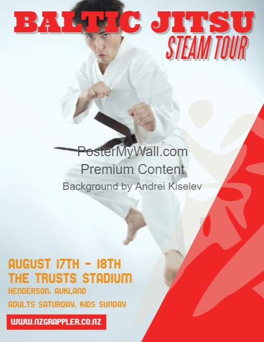 Copy of Jiu Jitsu Poster template | PosterMyWall
