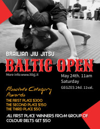 Jiu Jitsu Tournament Poster Template | PosterMyWall