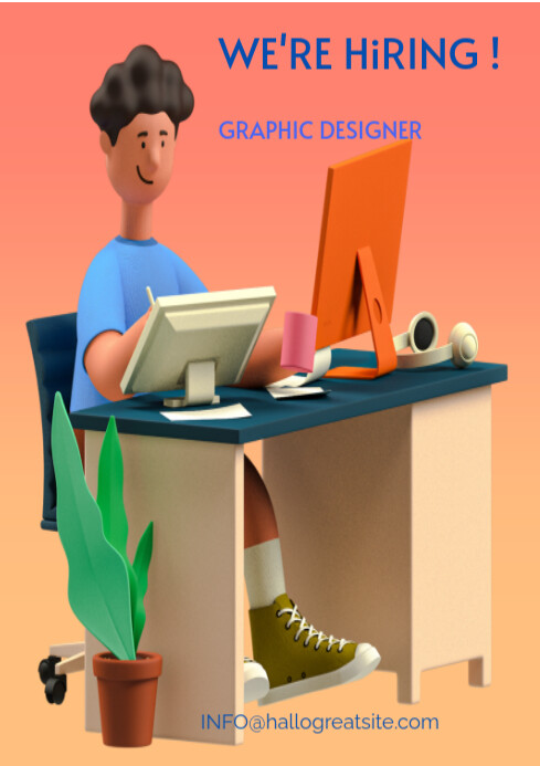 Job A2 Template | PosterMyWall