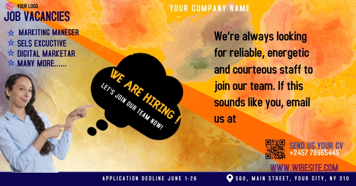 job ad Template | PosterMyWall