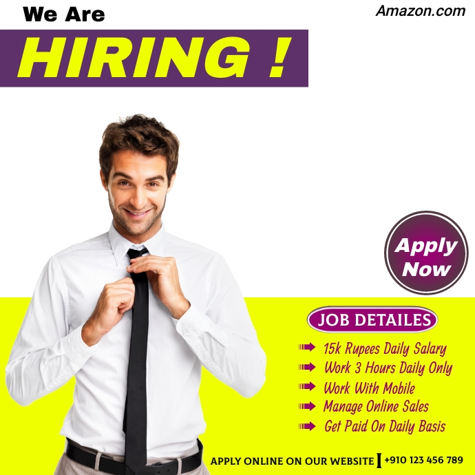 job advertisement Template | PosterMyWall