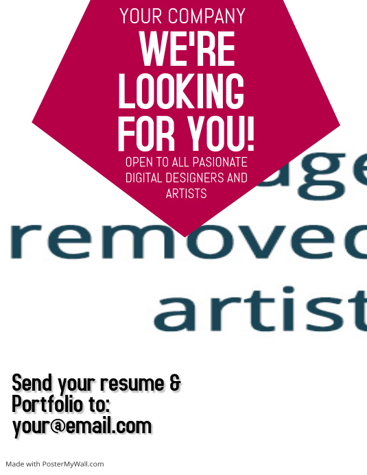 Job Available Flyer Template | PosterMyWall