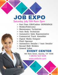 Career Job Expo Flyer Template | PosterMyWall
