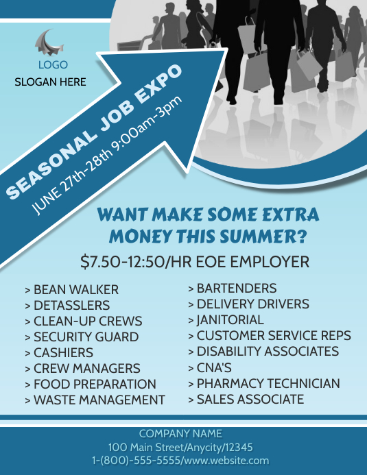 Job Expo Template | PosterMyWall