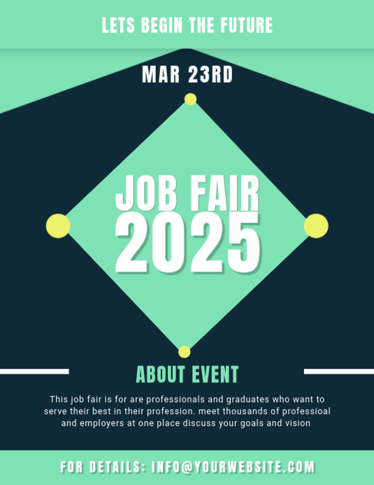 job fair 2025 Template | PosterMyWall