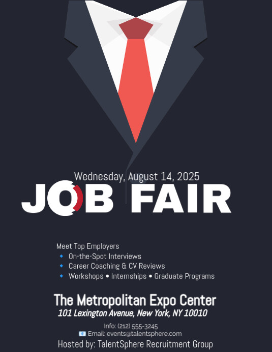 JOB FAIR Template | PosterMyWall