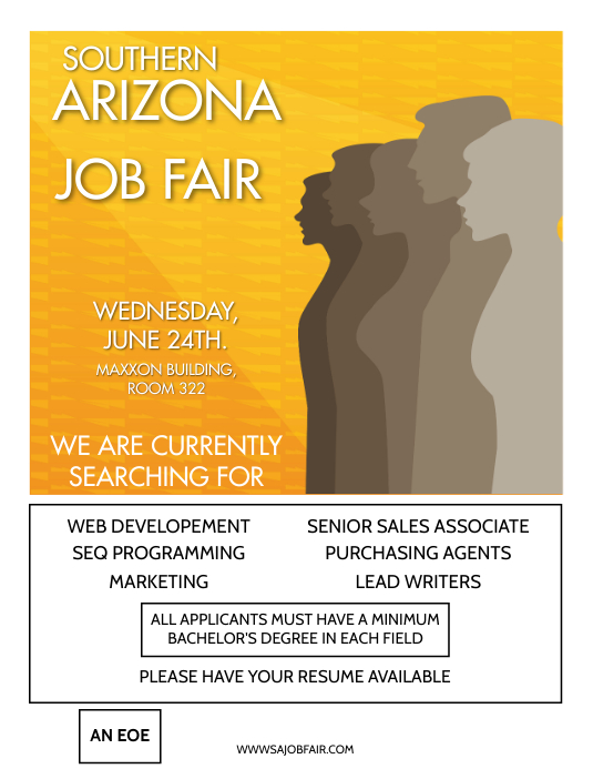 JOB FAIR Template | PosterMyWall