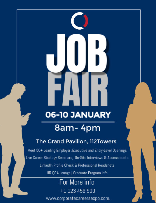 JOB FAIR Template | PosterMyWall