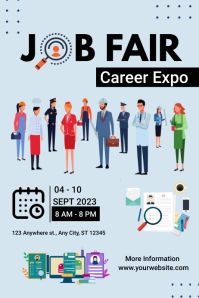 JOB FAIR TEMPLATE | PosterMyWall