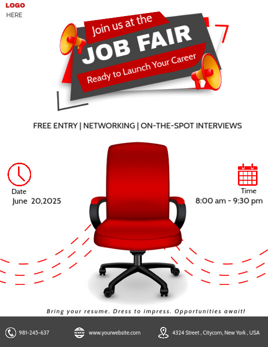 Job Fair Template | PosterMyWall