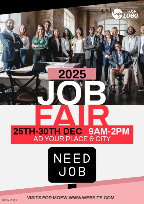 Job Fair Event Flyer Template | PosterMyWall