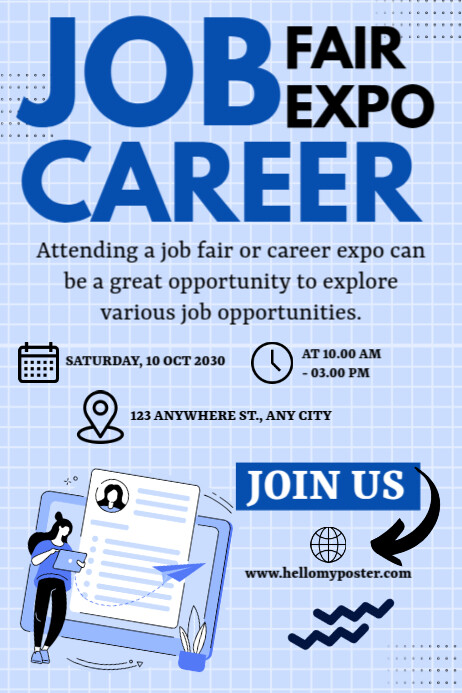 Job Fair Expo Career Template | PosterMyWall