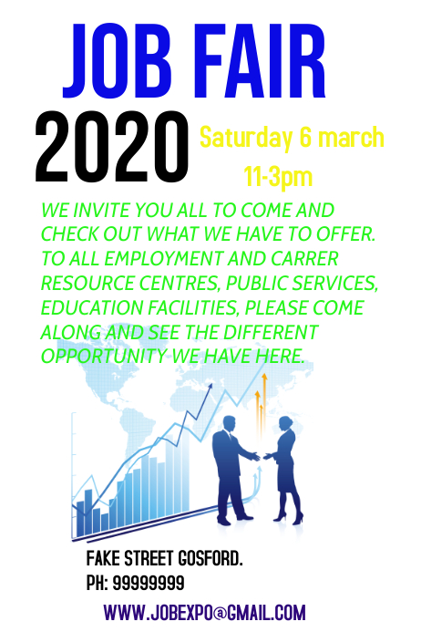 JOB FAIR Expo Template | PosterMyWall