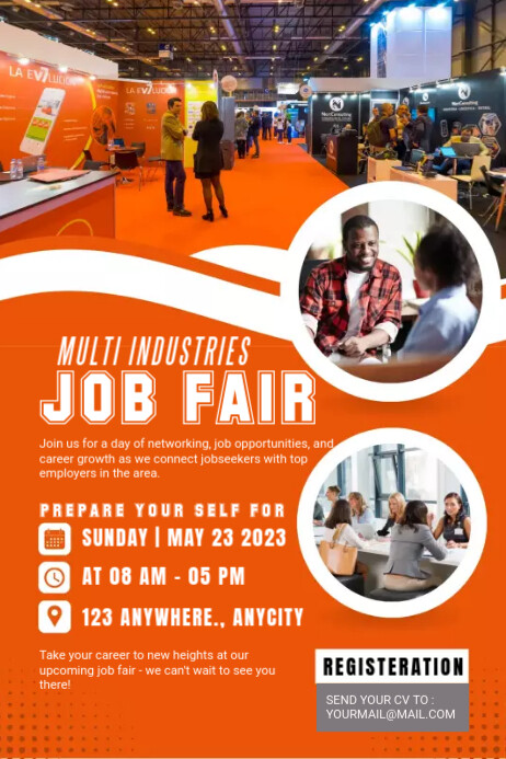 JOB FAIR EXPO Template | PosterMyWall