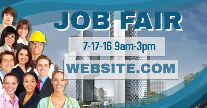 Job Fair Facebook Header Template | PosterMyWall