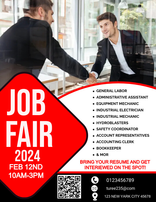 Job Fair Flyers Template Postermywall