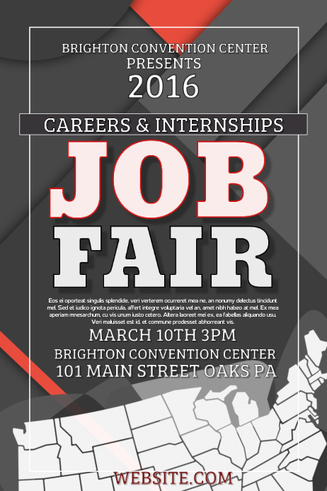 Job Fair Template | PosterMyWall
