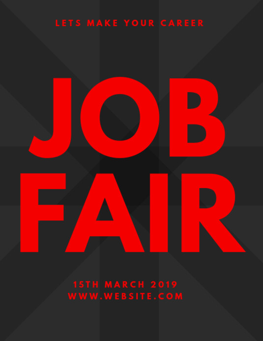 JOB FAIR TEMPLATE | PosterMyWall