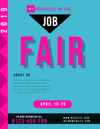 job fair ad template | PosterMyWall