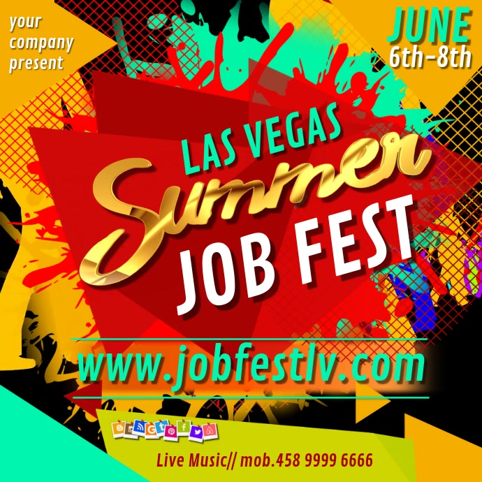 job fest1insta video Template | PosterMyWall