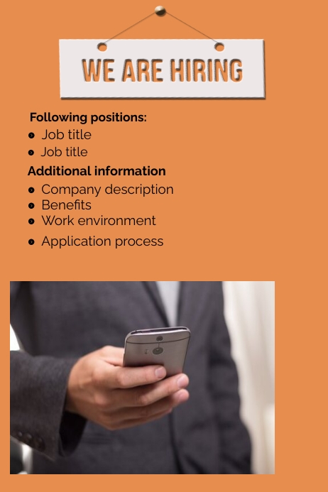 Plantilla de Job Flyer | PosterMyWall