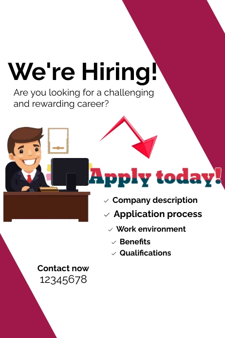 Job Flyer Template | PosterMyWall