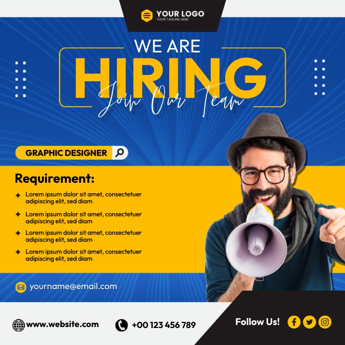 Copy of Job Hiring Ads | PosterMyWall