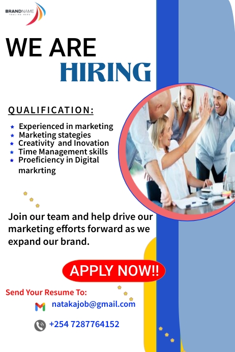 JOB HIRING Template | PosterMyWall