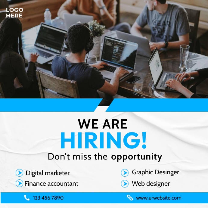 Job Hiring Template | PosterMyWall